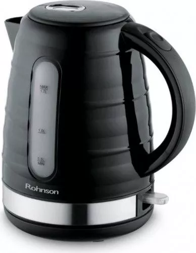 Fierbator Rohnson R7026 1.7 L 2200 W Baza rotativa 360 Negru r7026 ...