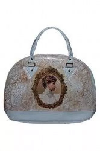 Geanta decorata handmade unicat Beautiful Lady Serena Design 1-1787 ...