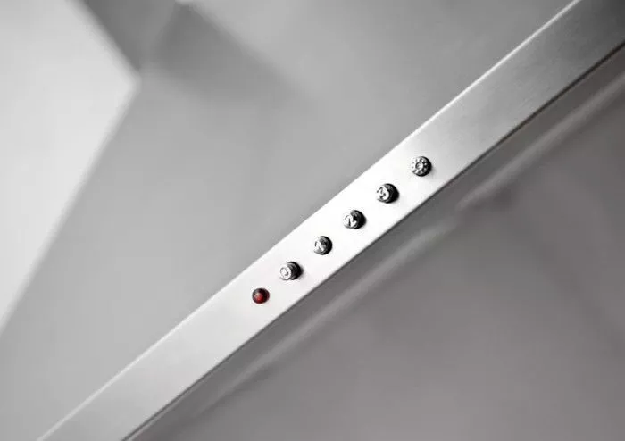 Hota decorativa de colt Pyramis KA142 645mc/h 90cm finisaj inox 100537021py