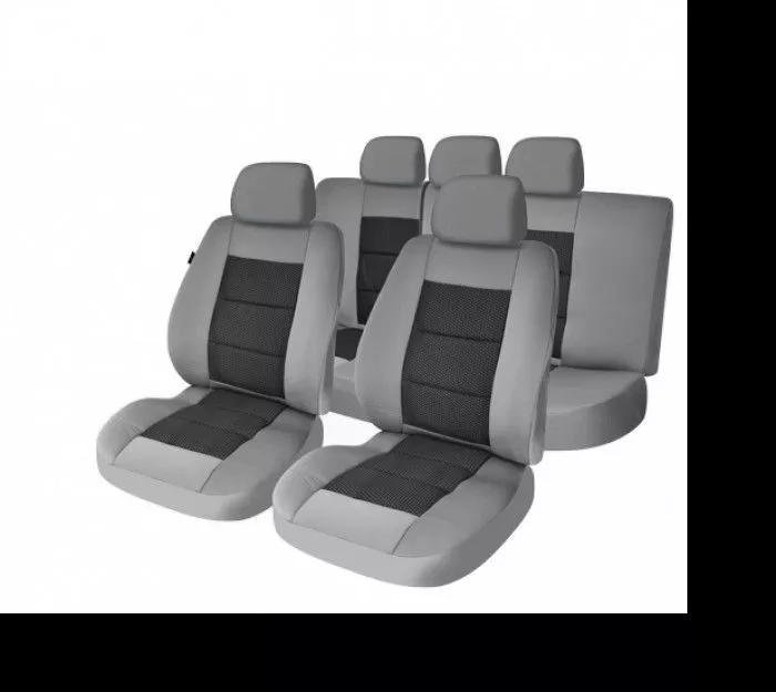 Huse scaune auto Citroen C4 Premium Lux Material Textil 11 piese Gri ...