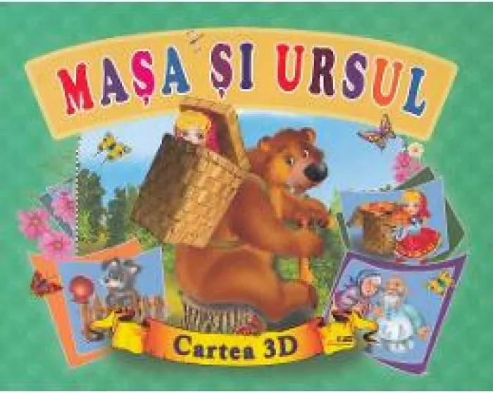 Masa si ursul. Cartea 3D 978-9975-148-27-6 - domo.ro