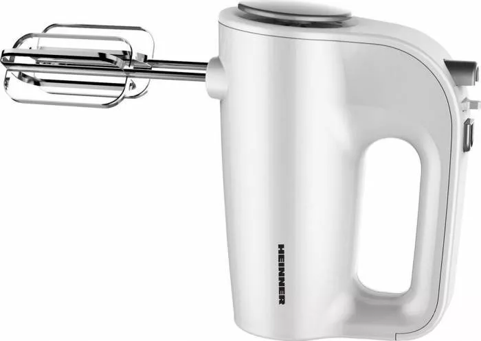 Mixer de mana Heinner HM-300WH 300W 5 Viteze Turbo Accesorii din Inox ...