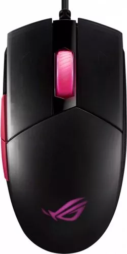 Mouse Gaming Asus ROG Strix Impact II Electro Punk 6200 Dpi Roz-Negru ...