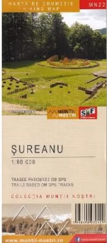 Muntii Sureanu. Harta de drumetie - Muntii nostri 594-8490-9304-29 ...