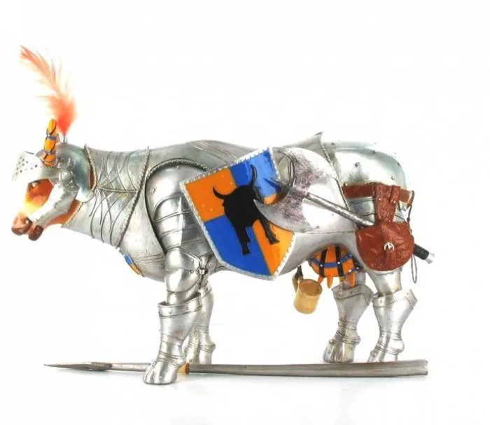 Obiect Decorativ Personalizat Vacuta Cavalerul Berti Cadou Deosebit ...