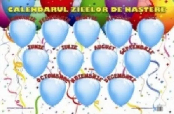 Plansa Calendarul Zilelor De Nastere 978-606-574-445-6 - domo.ro