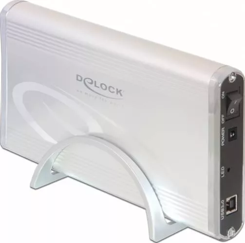 Rack Delock HDD 3.5 SATA USB 3.0 Gri 42478 - domo.ro
