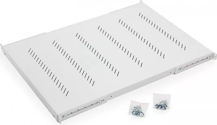 Raft fix perforat Triton 19" 1U/350 40kg Gri RAC-UP-350-A1 - domo.ro