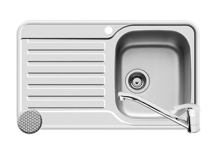 Set chiuveta Pyramis SPACE MINI si baterie ASALIA 800x480mm adancime ...