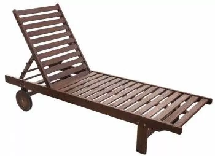 Sezlong lemn KLASIK 193x60x30cm mn0166240 - domo.ro