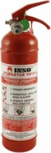 Stingator auto cu pulbere 1 KG cu manometru certificat RAR VES37102 ...