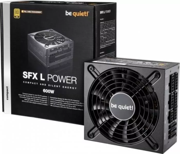 Sursa Modulara Be Quiet SFX-L Power 600W 80 PLUS Gold bn239 - domo.ro